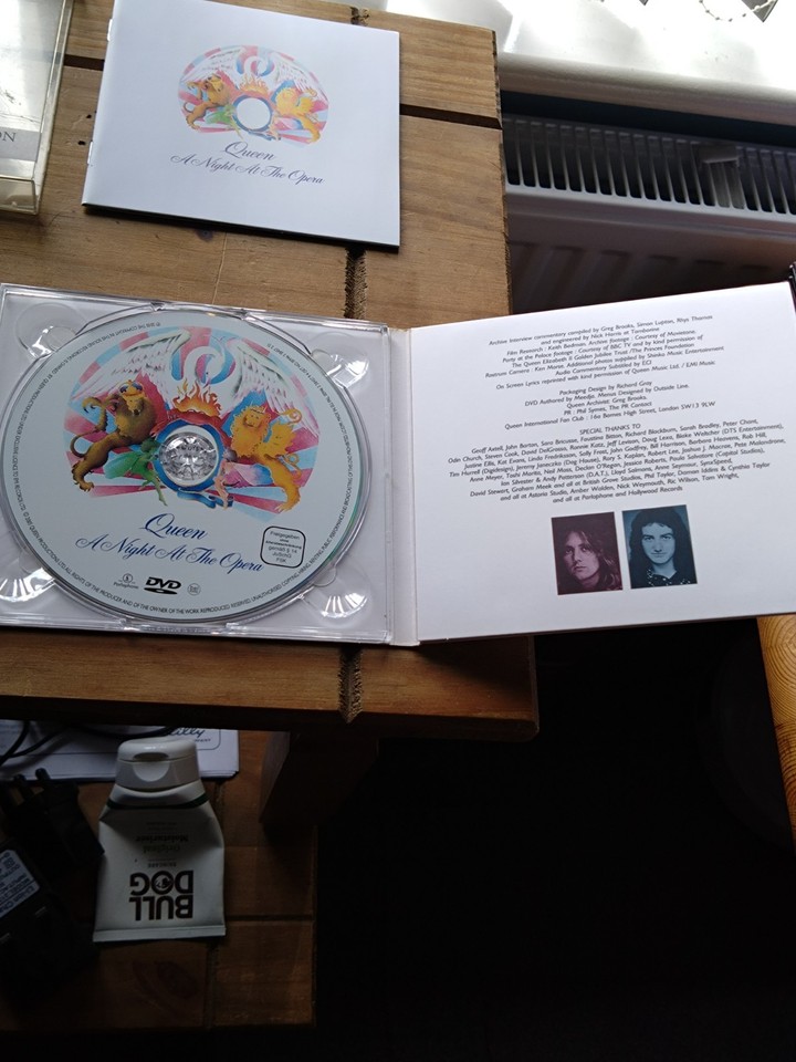 Queen - A Night At The Opera - CD and DVD - 30th Anniversary Edition ...