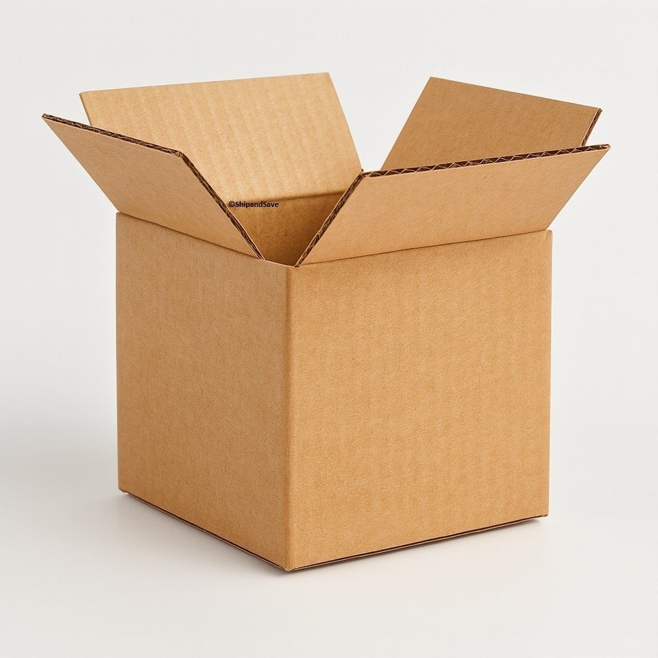 4x4x4 Premium Corrugated Shipping Boxes – Small Mailing Cartons | 25 50 ...
