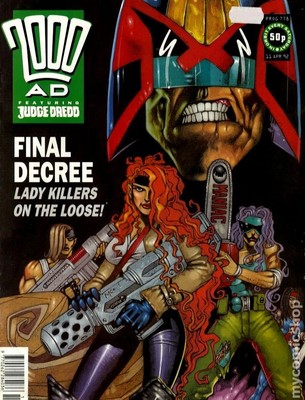 2000 AD UK #778 VG- 3.5 1992 Stock Image Low Grade | eBay