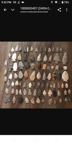 Arrowheads 6 Quantity Of High Quality Native American Field Grade A ...
