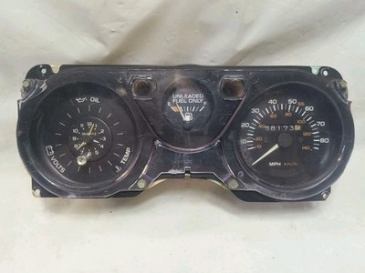 1981 81 FIREBIRD Used Instrument Speedometer Gas Fuel Clock Gauge ...