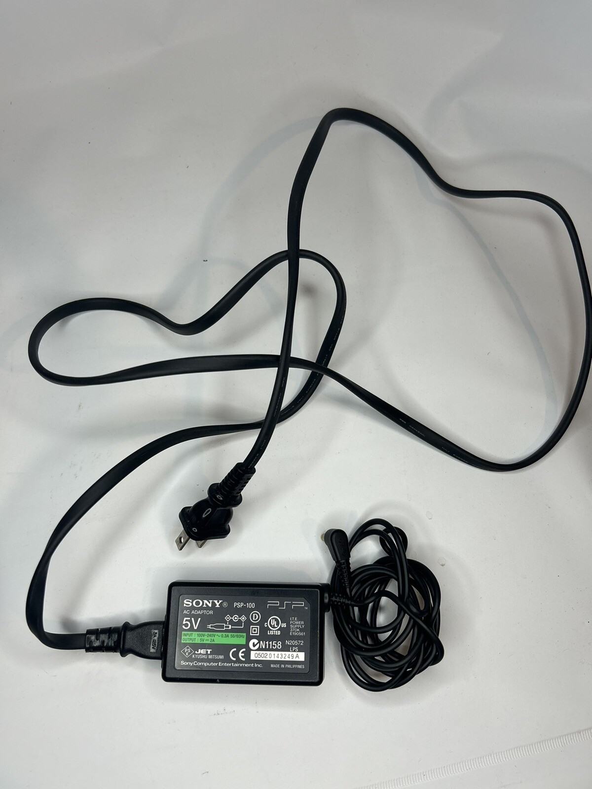 Sony PSP PSP-100 AC Adaptor 5 Volt-2000mA Power Supply FAST Shipping | eBay
