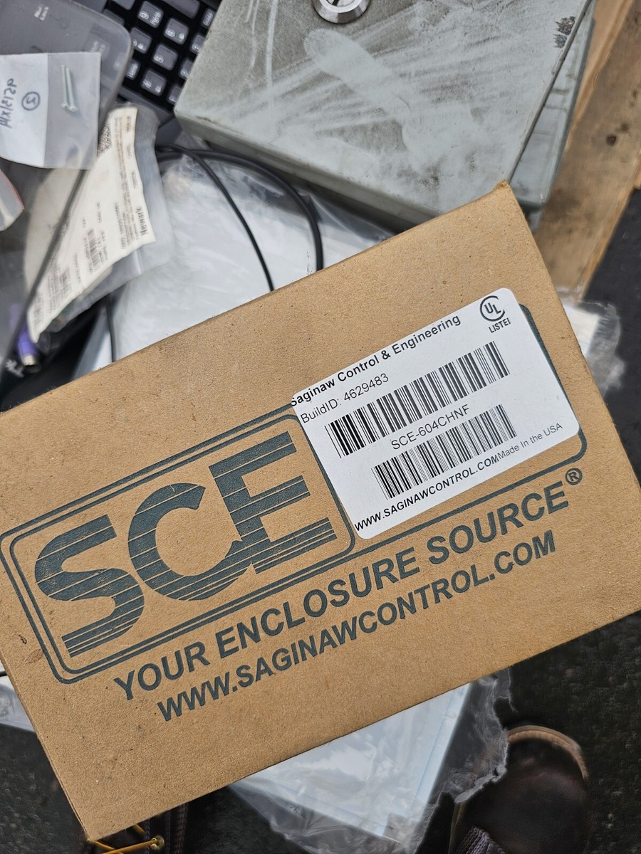 Saginaw Enclosures Logo SCE 24El24158 Saginaw Control Engineering