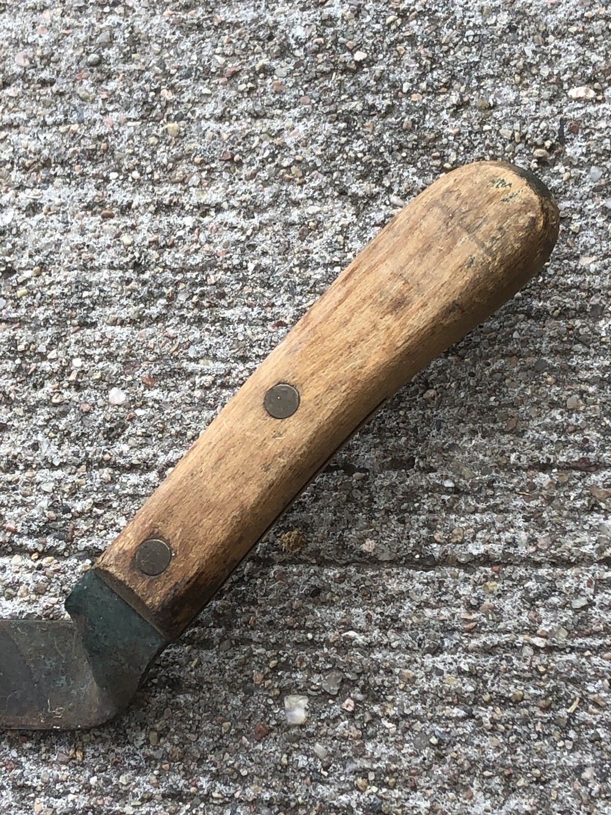 VINTAGE HAND SICKLE SCYTHE TOOL BY VILLAGE BLACKSMITH WATERTOWN ...