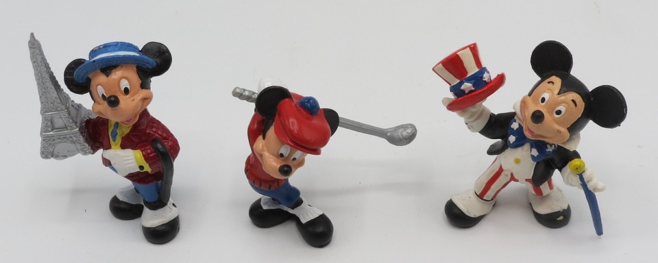 lot of 3 Disney Mickey Mouse Bullyland PVC Figures made in Germany ...