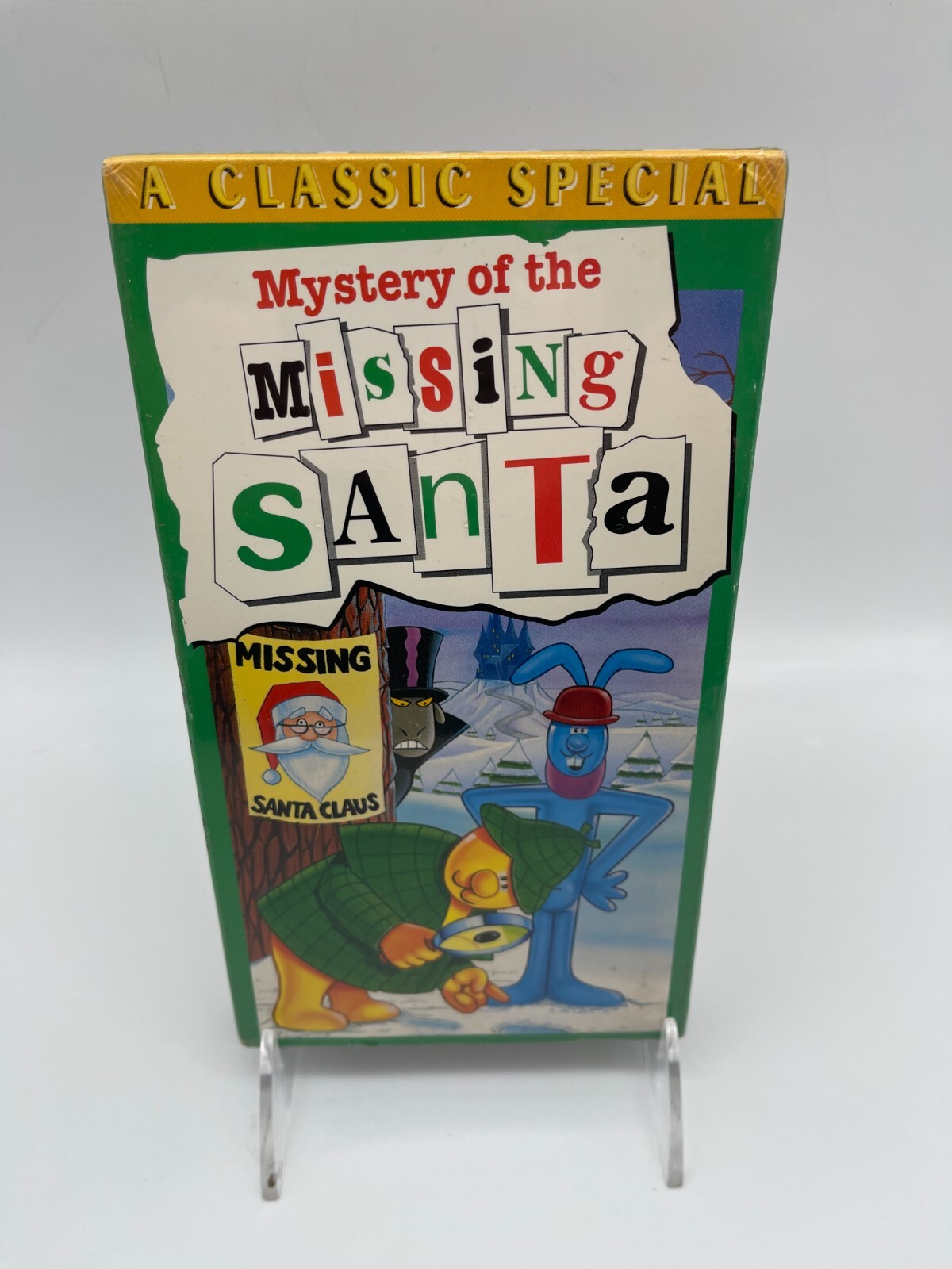 RARE Mystery of The Missing Santa VHS Showtime Christmas Animated Movie ...