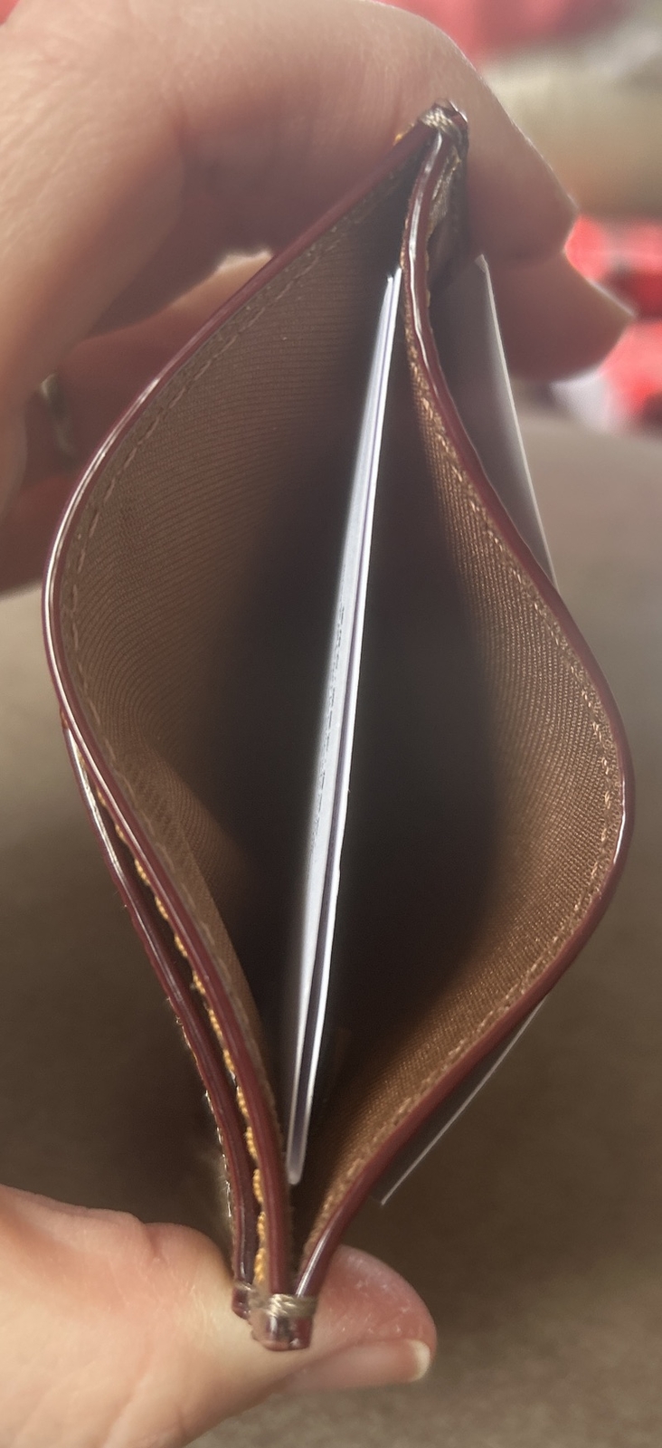 Coach Slim Id Card Case In Signature Canvas With FLOR… - Gem