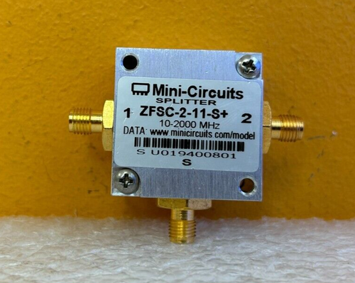 Mini-Circuits ZFSC-2-11-S+ 10 tp 2000 MHz, SMA (F) Coaxial Power ...
