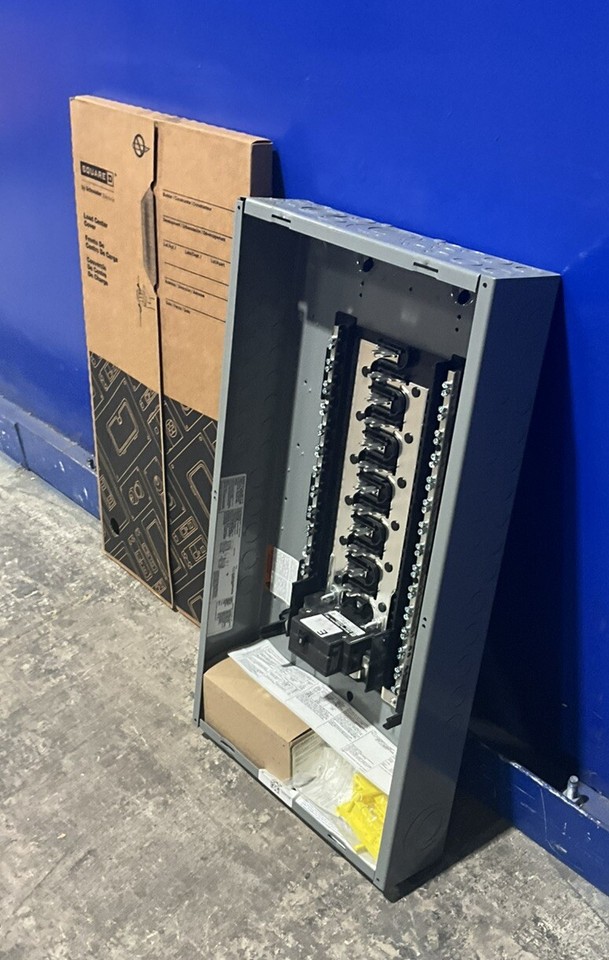 Square D 100 Amp 240V Main Panelboard Load Center Panel 1P 3W BXH26-24A ...