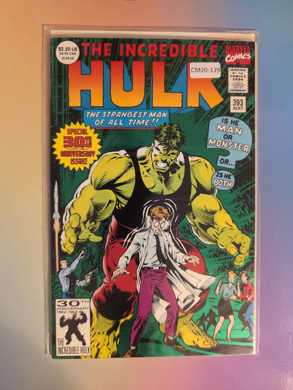 INCREDIBLE HULK #393 VOL. 1 HIGH GRADE MARVEL COMIC BOOK CM20-129 | eBay
