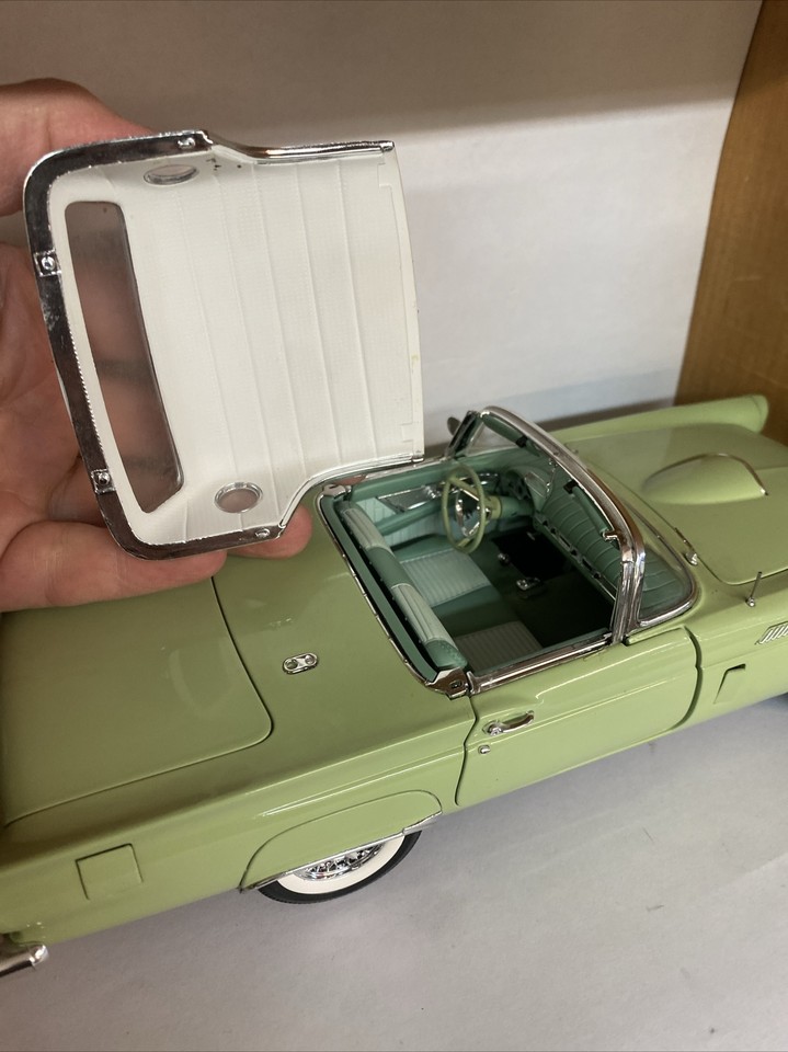 1956 Ford Thunderbird T-Bird Model Car Green White Convertible 2014 ...