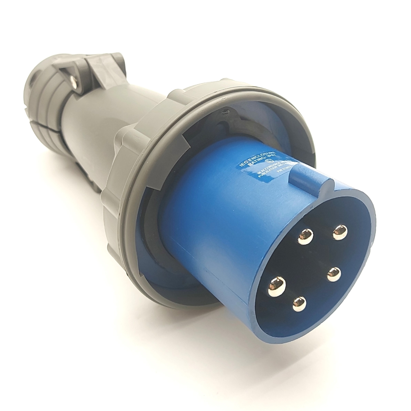 Pass & Seymour PS560P9-W Watertight Connector 4P5W Male 60A 3PH 120 ...