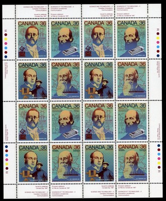 CANADA SHEET - Scott 1135-1138 - NH - inscription - 36¢ Canada Day ...