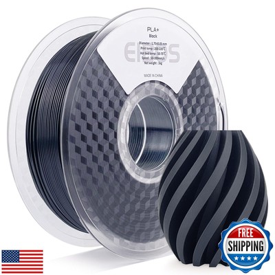 EIBOS PLA+ Filament 1.75mm 1KG Spool (2.2lbs) Spools, Neatly Wound 3D ...