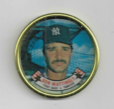 Don Mattingly 1988 Topps MLB Photo Coins # 19 Yankes | eBay