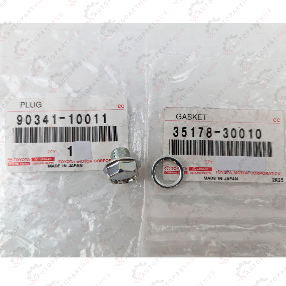 Genuine Toyota 4Runner FJ Tacoma Atm Pan Drain & Gasket 35178-30010 ...