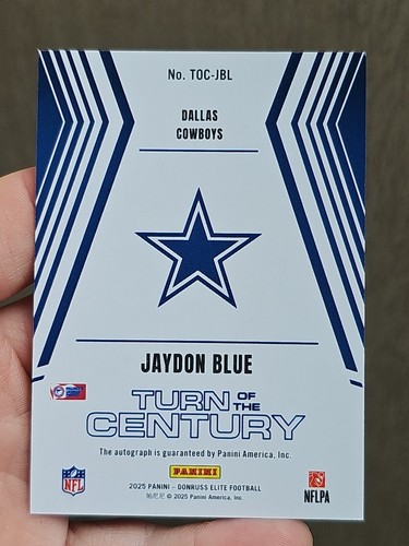 2025 Panini Elite Football Jaydon Blue Turn Of The Century Auto /499 ...