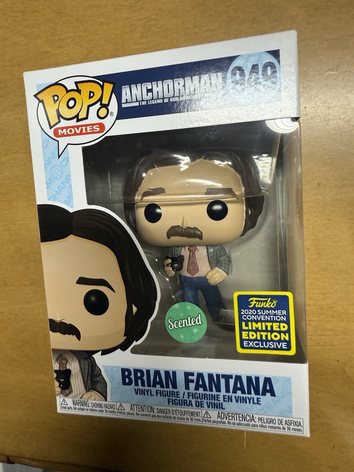 Funko Pop! #949 Anchorman Brian Fantana Scented 2020 SDCC Exclusive | eBay