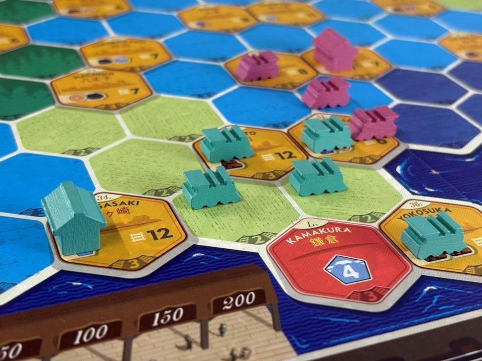 Arclight Railway Boom Board Game 2-4P 60-120 Min 14+ Rule book Japanese ...