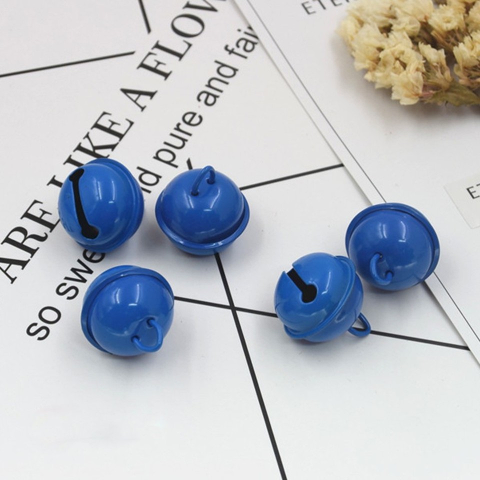 30 Pcs Bell Toys Diy Keychain Bells Colorful Jingle Jewelry Making ...