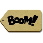 'Boom Text' Gift / Luggage Tags (TG017971) | eBay UK