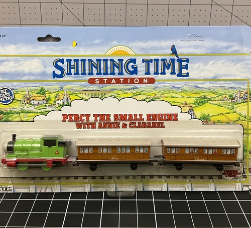 Shining Time Thomas Die Cast Percy Engine with Annie & Clarabel Vintage ...