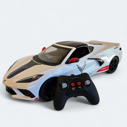 New Bright 1:8 R/C Showcase Corvette Stingray Remote Control Car w ...