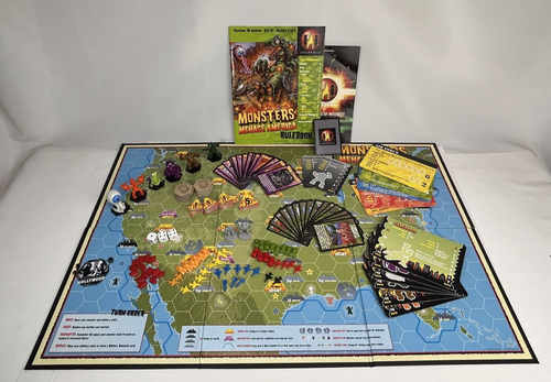 Monsters Menace America Board Game - Avalon Hill *Incomplete but ...