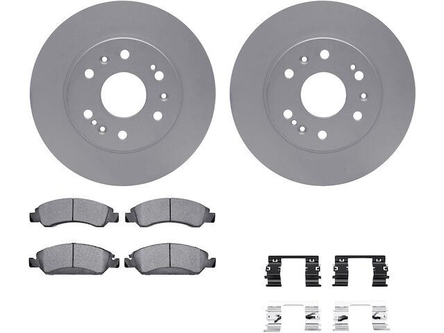 For 2007-2020 Chevrolet Tahoe Brake Pad and Rotor Kit Dynamic Friction ...