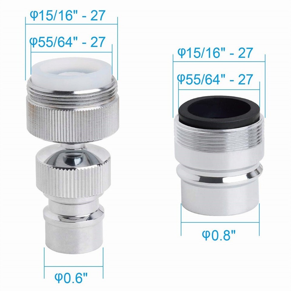 2 PACK Dishwasher Faucet Adapter, Dishwasher Snap Adapter Connection | eBay