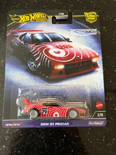 BMW M1 Procar Hot Wheels Car Culture Premium Exotic Envy Real Riders ...
