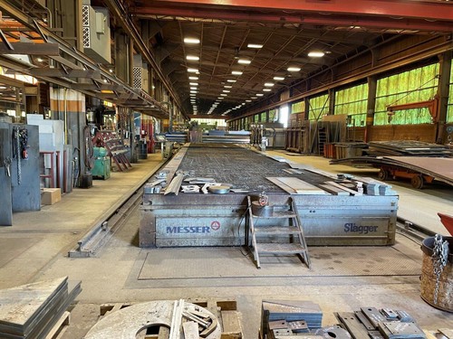 12' X 77.3' Messer Slagger Downdraft Cutting Table - Table Only | eBay
