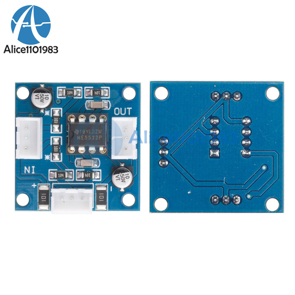 NE5532 OP-AMP HIFI Audio Preamplifier Dual Preamp Board for Bluetooth ...