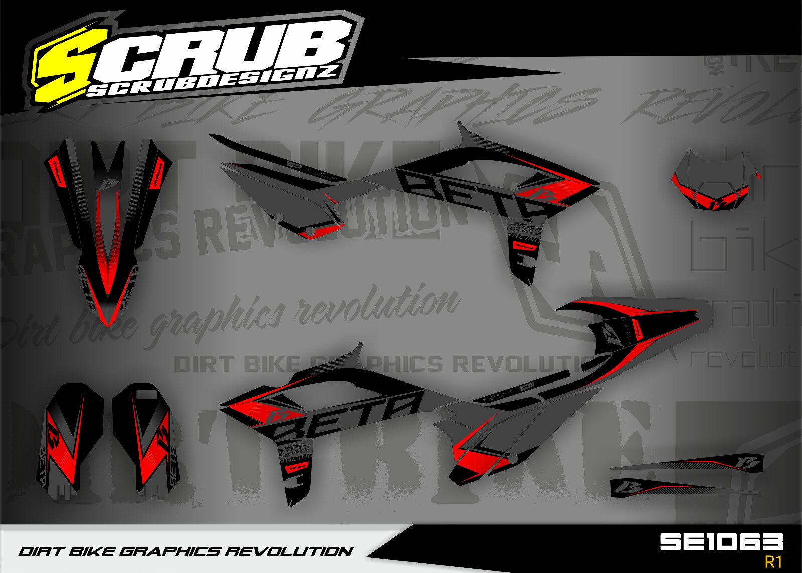 Beta graphics RR RESTYLE 250 300 350 430 450 480 500 - 2013 2014 2015 ...