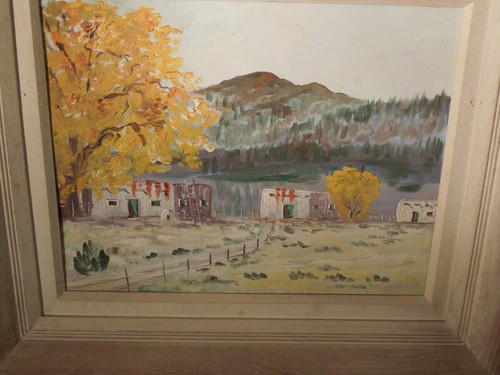Western Oil Painting: Signed Sullivan; oil on board. | eBay