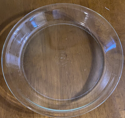 Pyrex Clear Glass Pie Pan #209 9 Inch Made in USA | eBay