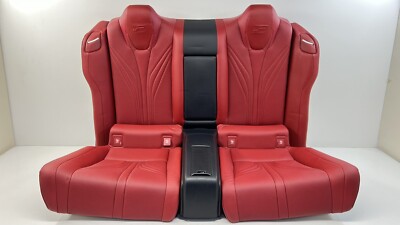 2015-2023 Lexus RC F Rear Seat Set Complete Upper And Lower Cushion Red ...