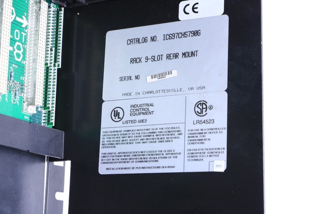 Ge FANUC IC697CHS790G 9-slot Rear Mount Rack T58715 for sale online | eBay