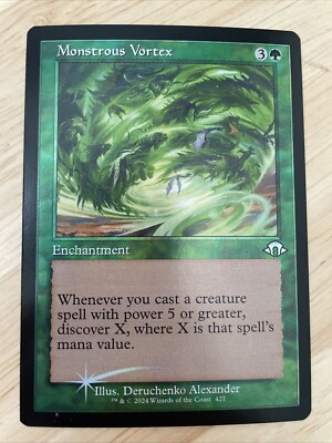 MTG Monstrous Vortex Retro Frame FOIL #427 Modern Horizons 3 MH3 M/NM ...