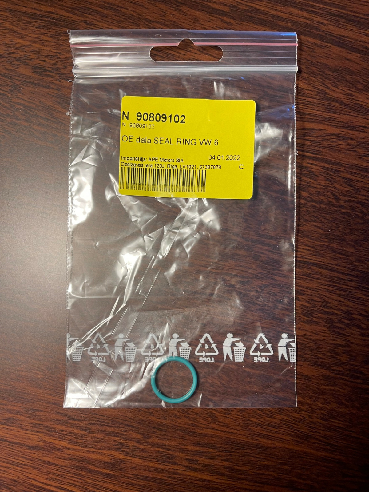 Audi VW Engine Oil Pump Seal O-Ring WASHER TT A3 A4 A5 A6 A8 Q3 Q5 Q7 ...