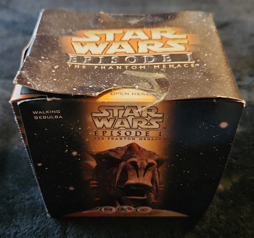 STAR WARS Episode I Phantom Menace WALKING SEBULBA Toy 1999 Taco Bell ...