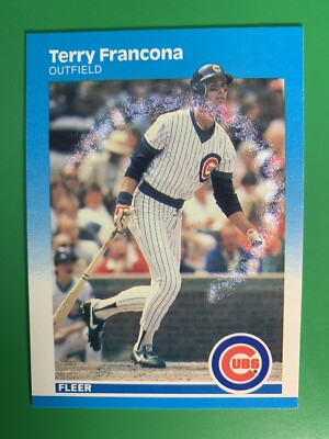 1987 Fleer Glossy Terry Francona #564 Chicago Cubs | eBay