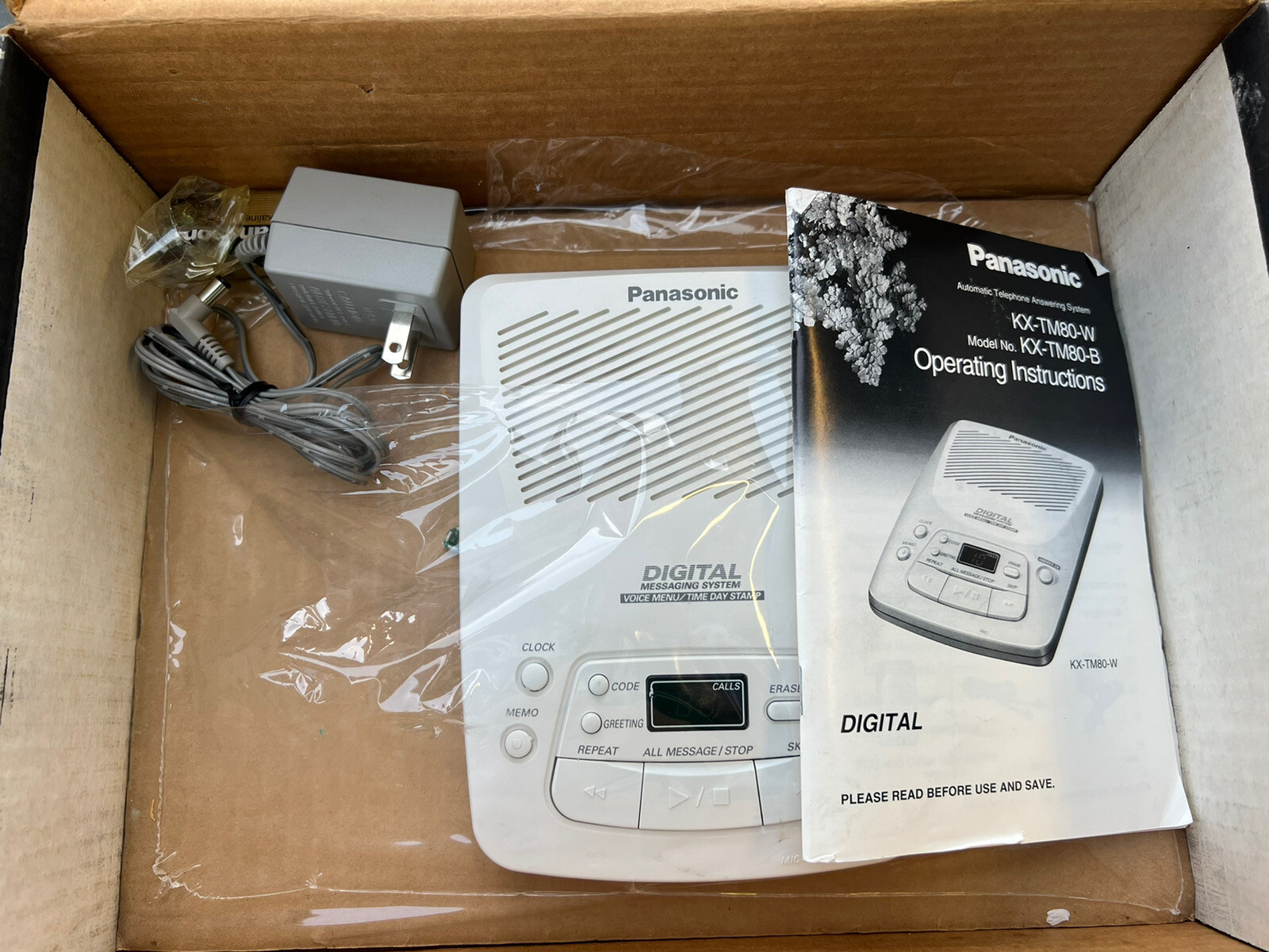 Vintage Panasonic Digital Messaging System KX-TM80-W. T1 for sale ...