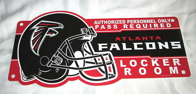 ATLANTA FALCONS Locker Room Sign #04 - NEW | eBay