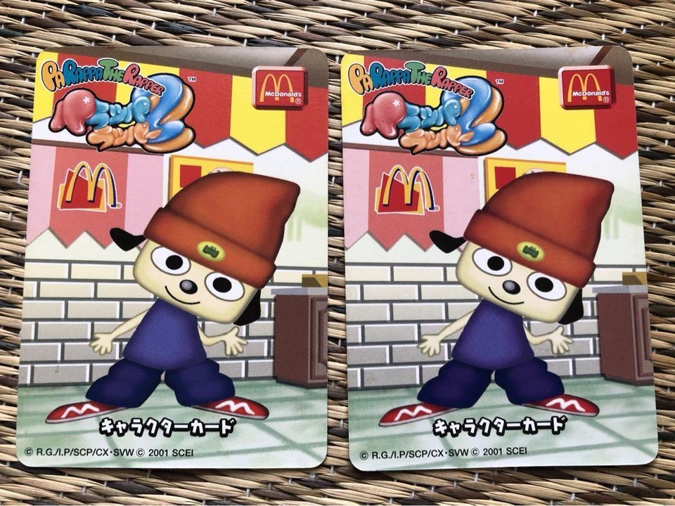PARAPPA RAPPER- MCDONALD'S CHARACTER CARD | eBay