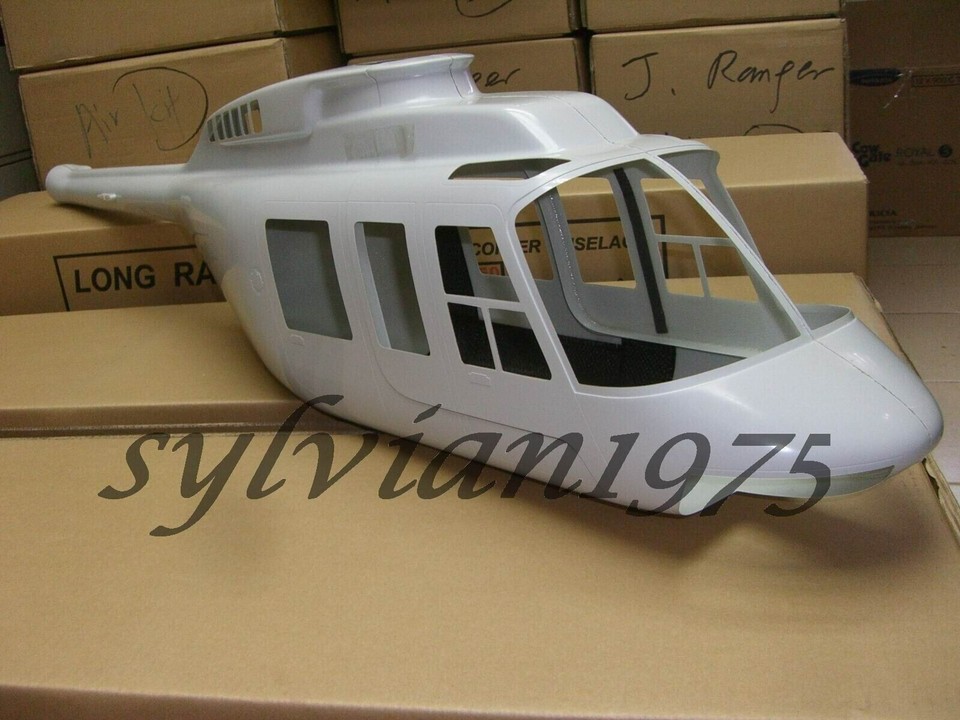 Funkey Long Ranger ( .60-90 ) 700 size Scale Helicopter Fuselage ...