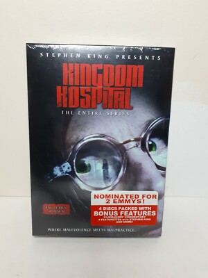 Stephen King, Kingdom Hospital Brand New (DVD, 2004, 4-Disc Set) Entire ...