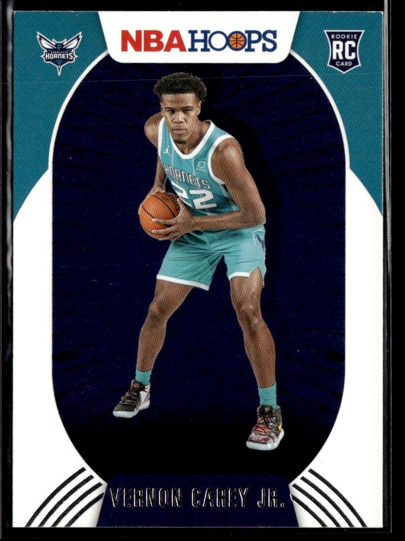 2020-21 PANINI HOOPS BLUE VERNON CAREY JR. RC CHARLOTTE HORNETS #214 | eBay