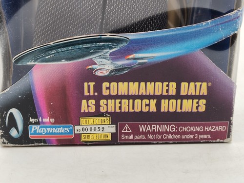 RAREPlaymates-Star Trek-Starfleet-Lt Comm Data-Sherlock Holmes-9"Target ...