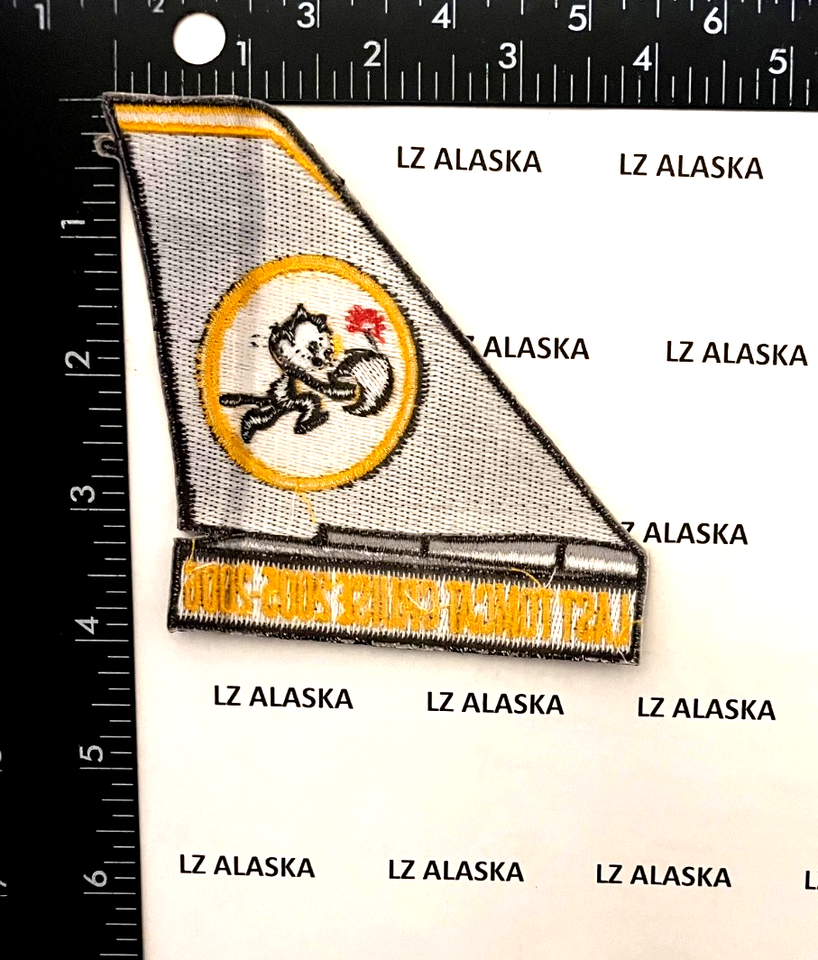 US NAVY VF-31 TOMCATTERS LAST TOMCAT CRUISE 2005-06 TAIL FIN PATCH (N19 ...